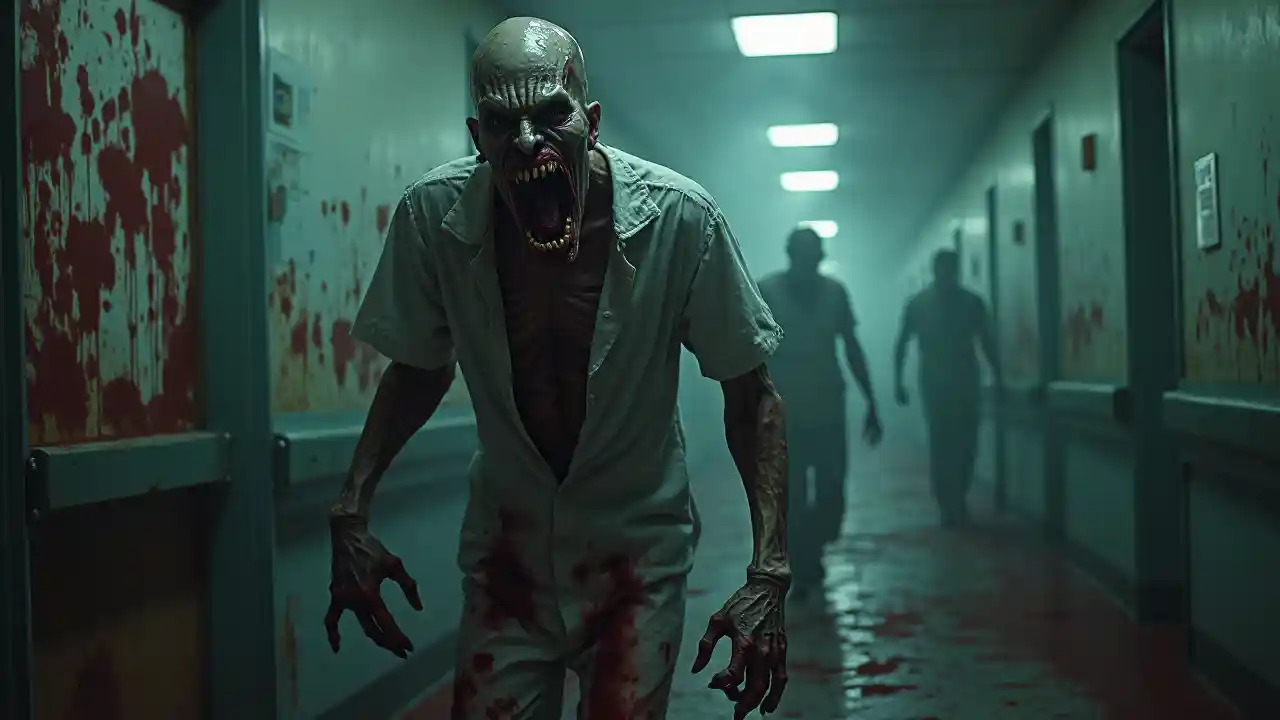 Creepy Freak Death Dark Hospital Monster
