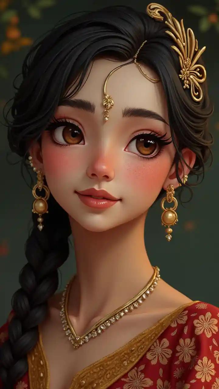 Graceful Javanese Princess Beauty