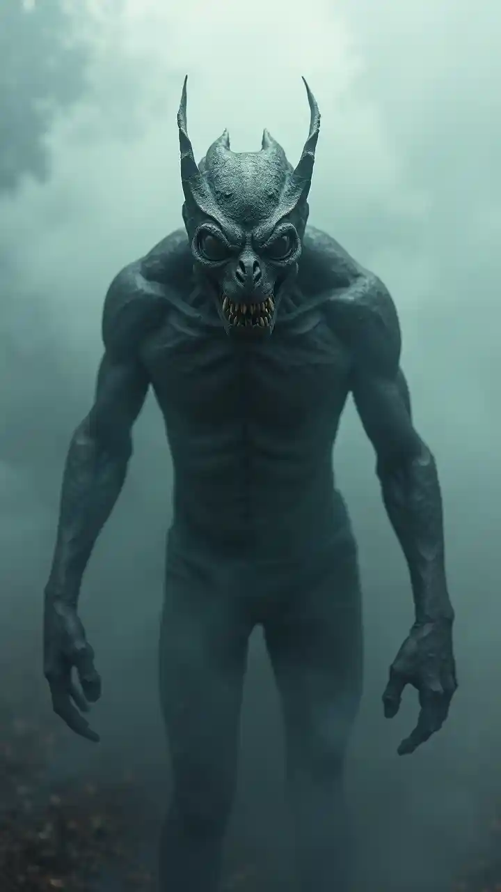 The Commanding Presence of a Guardian Creature in Fog