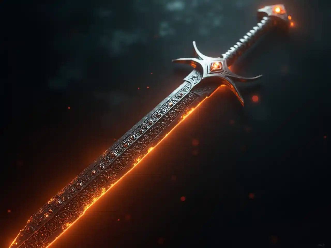 Exploring the Enchantment of the Black Steel Xiphos Sword