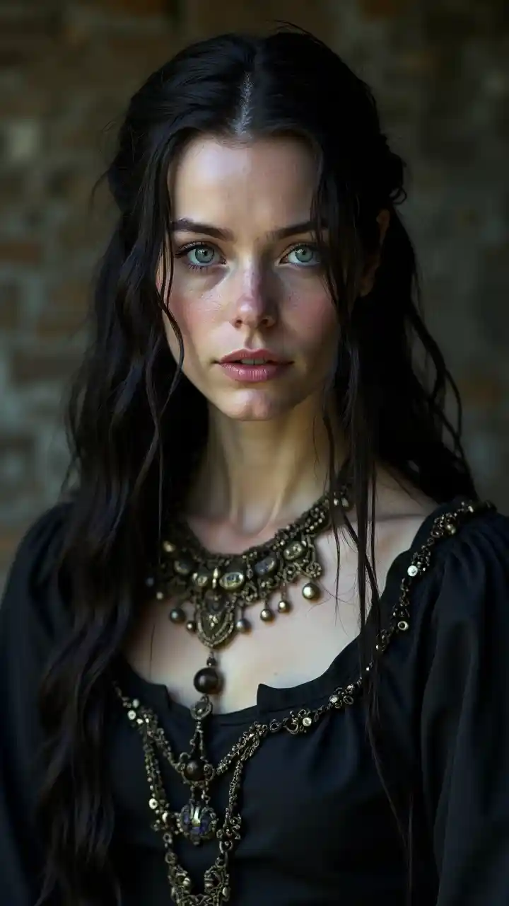 A Determined Hedge Witch in 1400s Central Europe