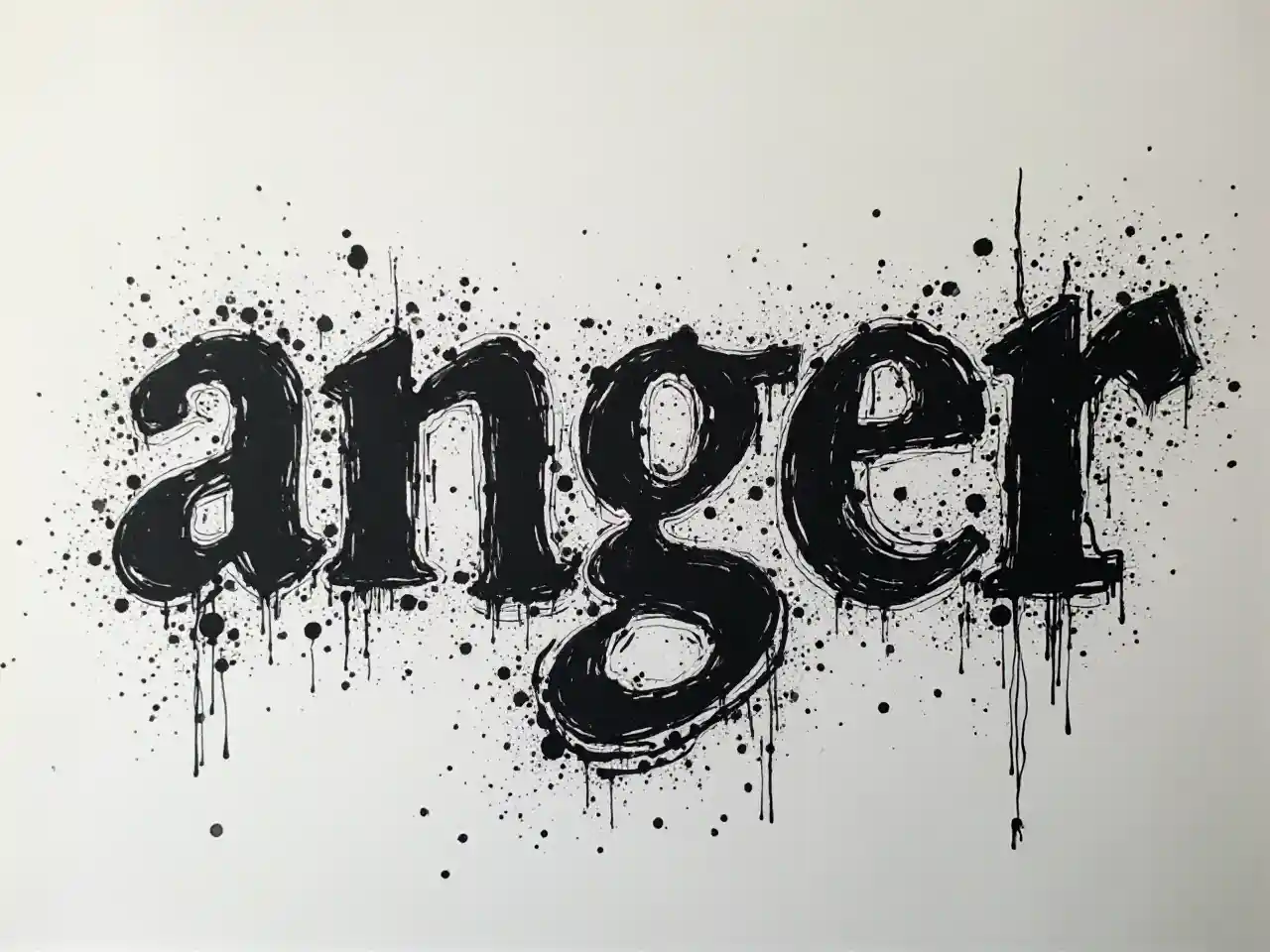 Exploring the Symbolism of Anger in Black and White