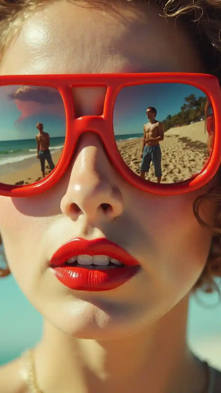 Exploring Vintage Aesthetics in Retro Beach Collage Art