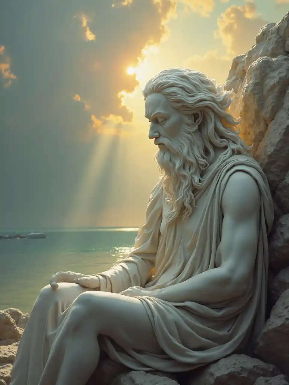 The Majestic Serenity of an Ancient Resting Entity in Rich Detail