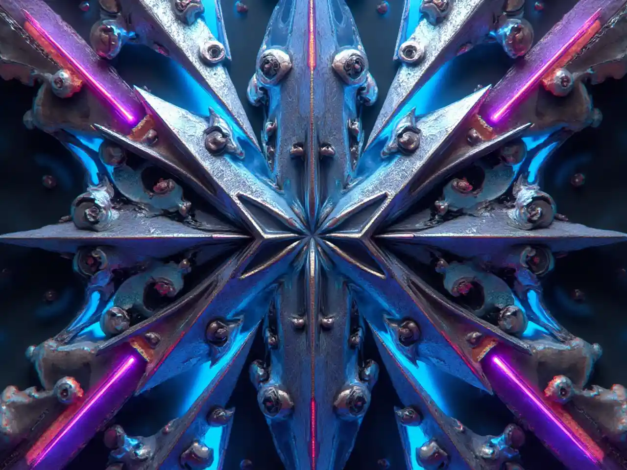 Creating a Futuristic Kaleidoscope Art Masterpiece with Dynamic Shapes
