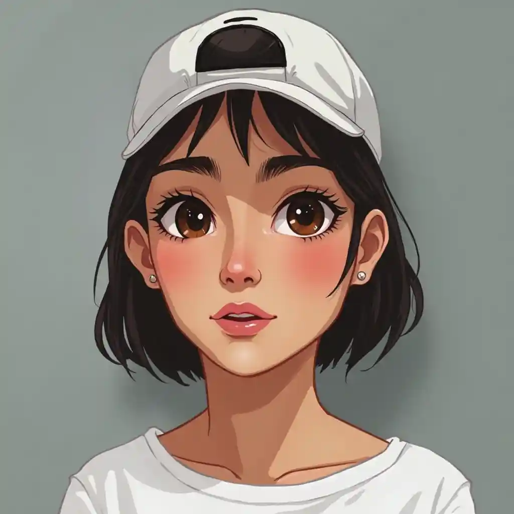 A Detailed Description of a Person with Distinct Facial Features