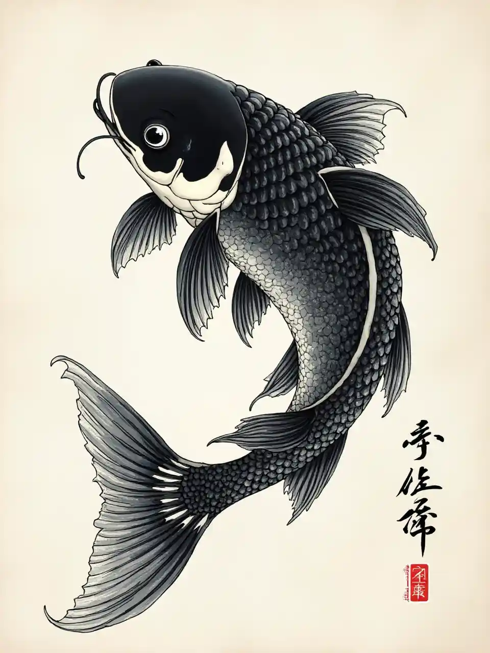 Exploring the Elegance of Japanese Kamon Fish Designs