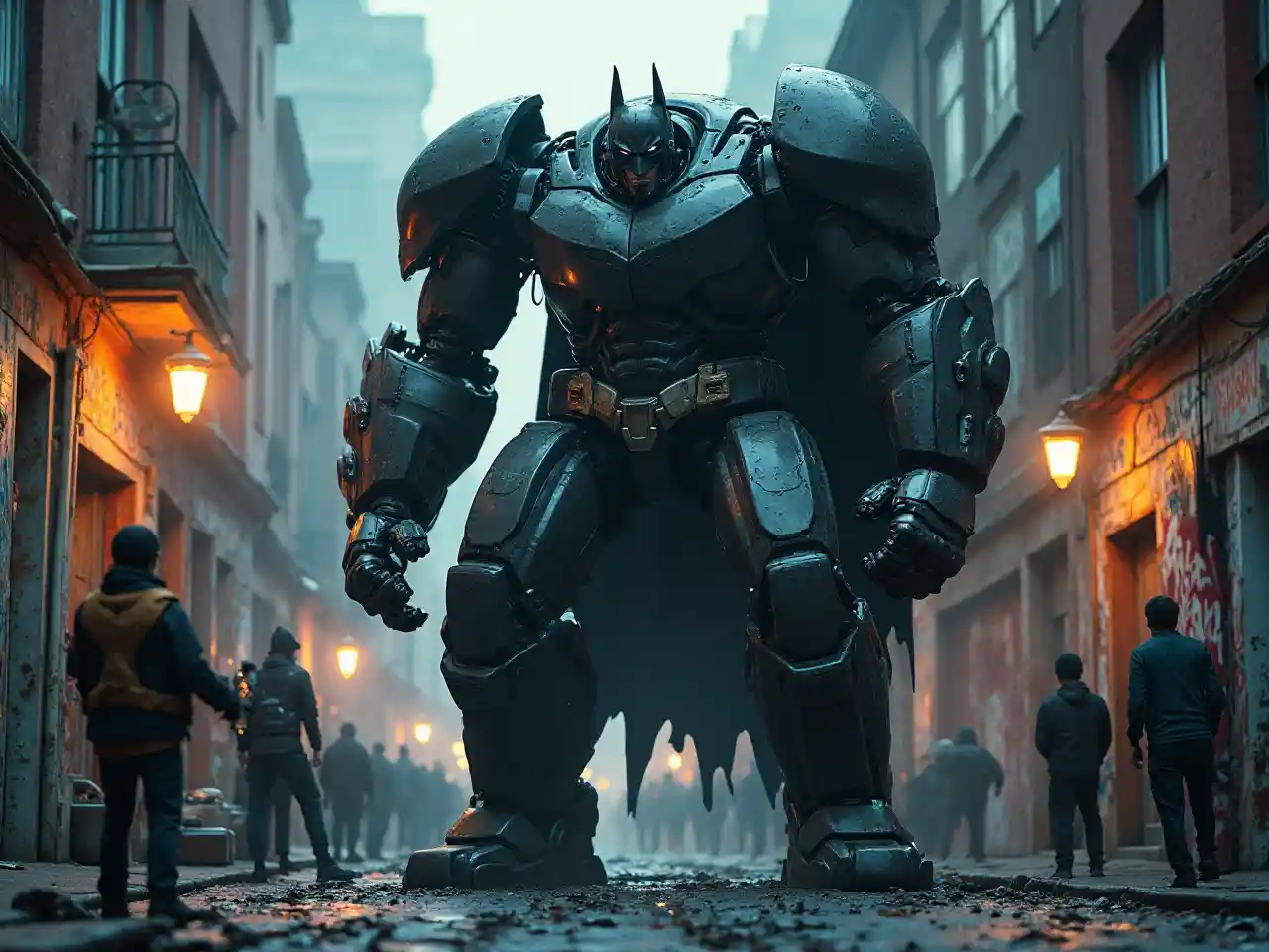 The Rise of a Robotic Caped Crusader in a Dystopian City