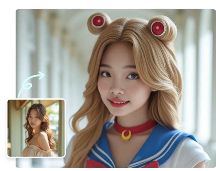 AI Sailor Moon Filter: Transform Your Life Photos into Magical Warrior ...