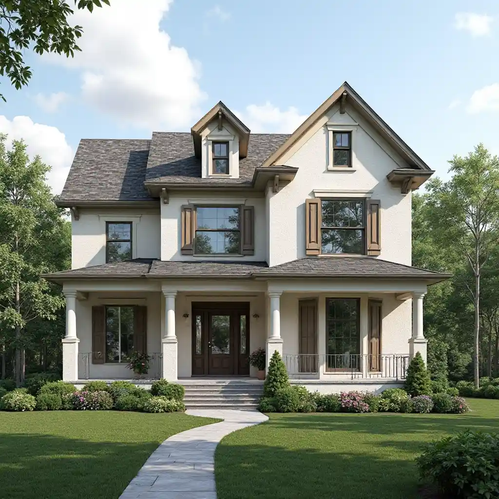 Designing a Timeless Classic Style Five-Story House