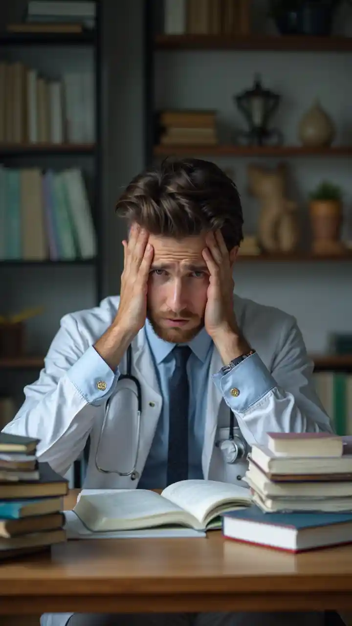 Medical Student's Panic During Final Exam Preparation