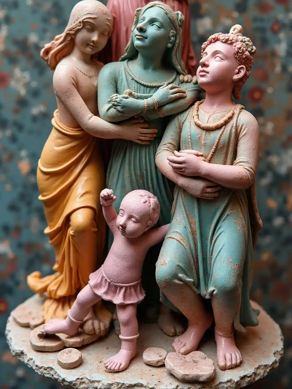 The Artistry of Vibrant Sculpted Marble Figures