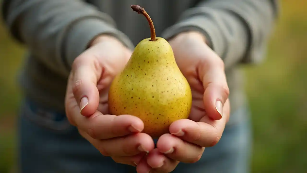 The Symbolism Behind Hands Holding a Pear