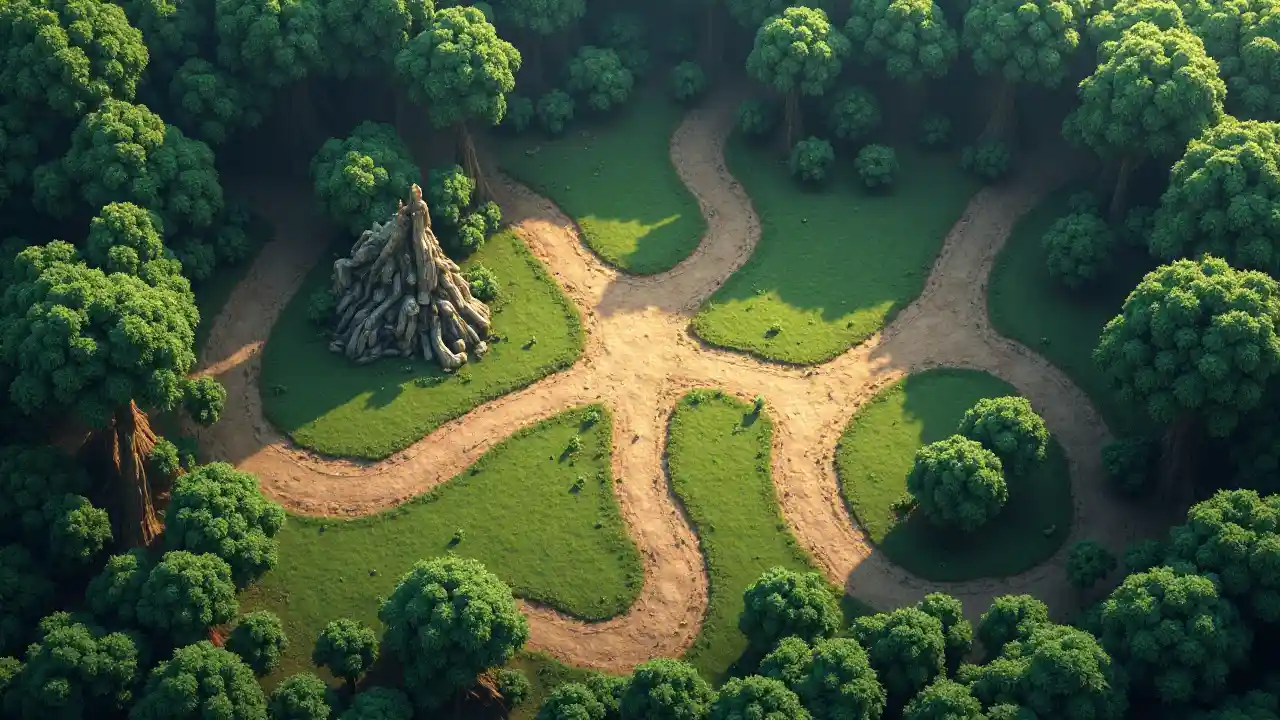 Creating an Engaging Top-down Warhammer Jungle Map