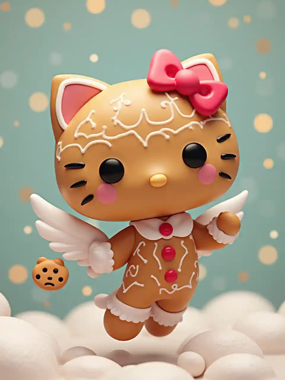 Gingerbread Hello Kitty in a Funko Pop Adventure