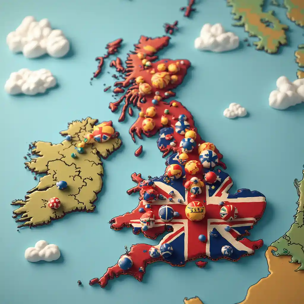 The British Empire's Influence Over Countryballs Across the Globe
