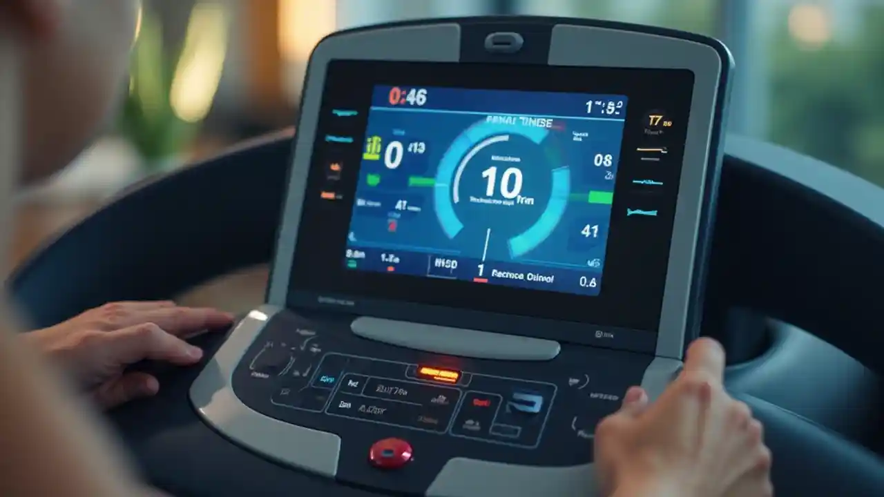 Detailed Overview of a Treadmill Dashboard Features and Metrics