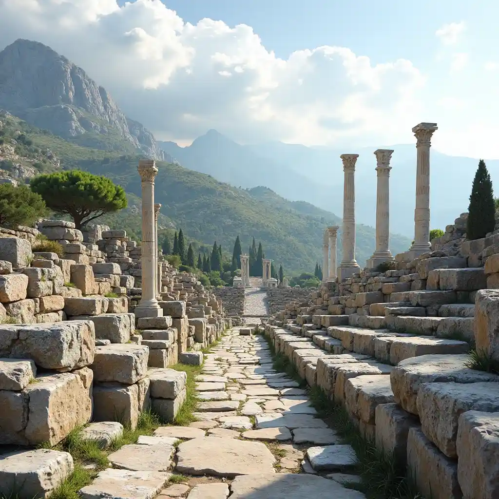 Exploring the Ancient Ruins of Delphi in Greece