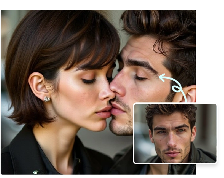 Free AI Kissing Generator: AI-Generated Kissing Couple Portraits from ...