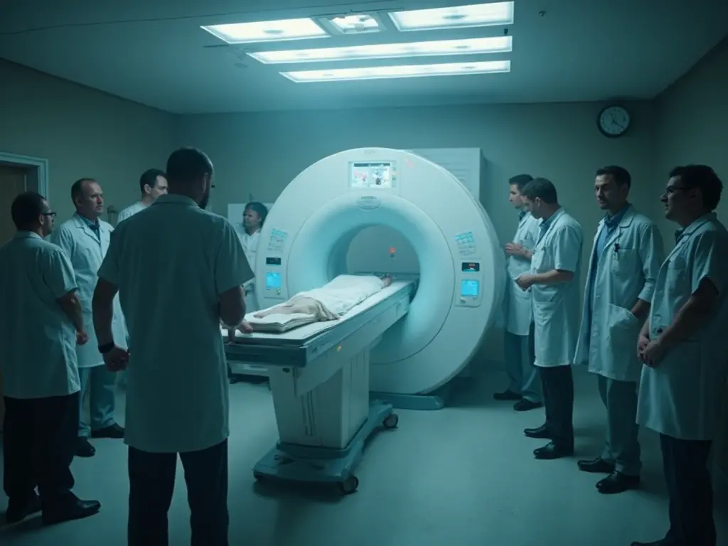 Tension and Suspense in a Cinematic MRI Scene
