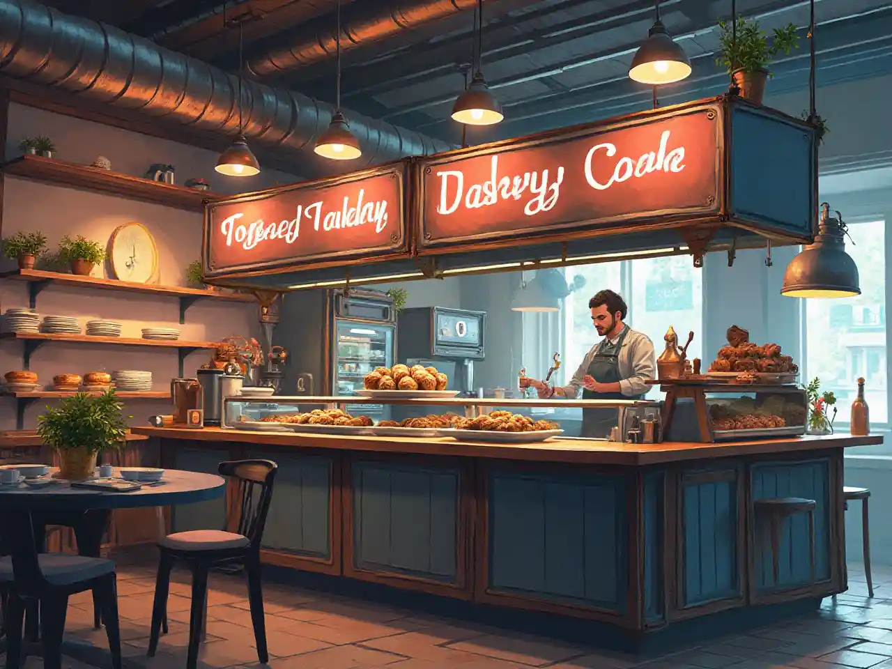 Delicious Dreams of a Cyberpunk Bakery World