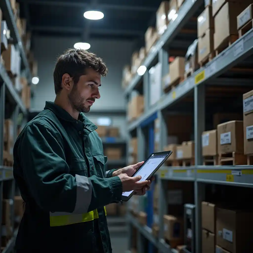 British Make Ready Operative Scanning Inventory on Ambulance