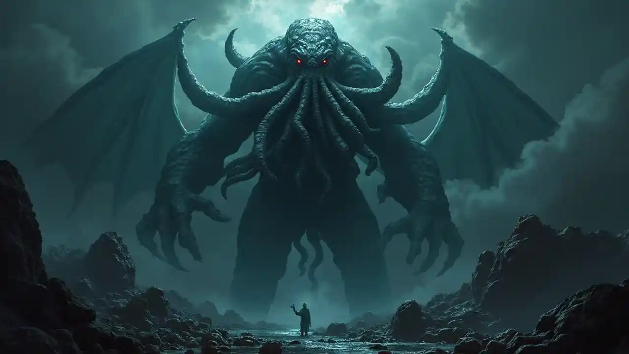 The Terrifying Emergence of Cthulhu from the Shadows