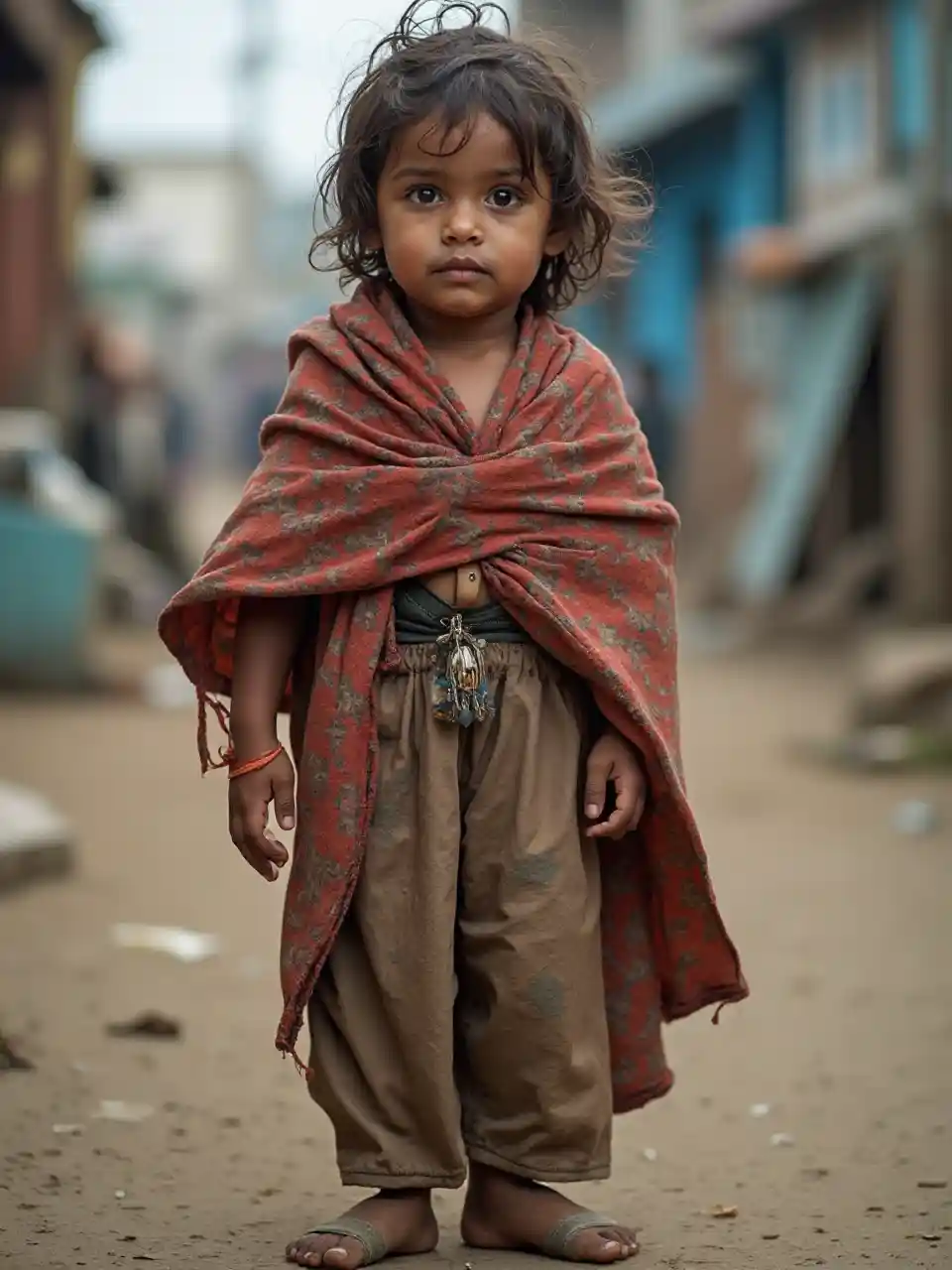 The Struggles of Children in Poverty and Inadequate Clothing