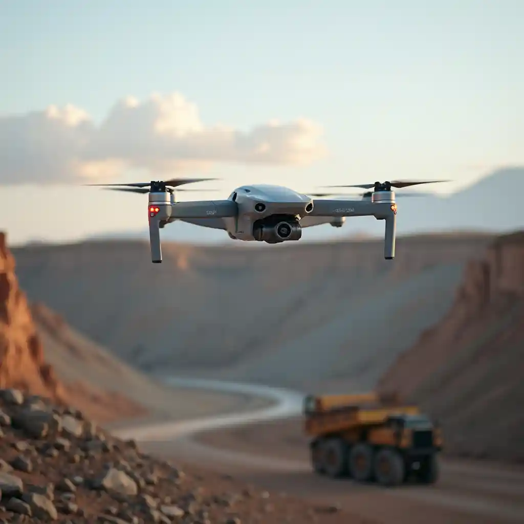 Exploring the Impact of Large UAVs Over Mining Sites
