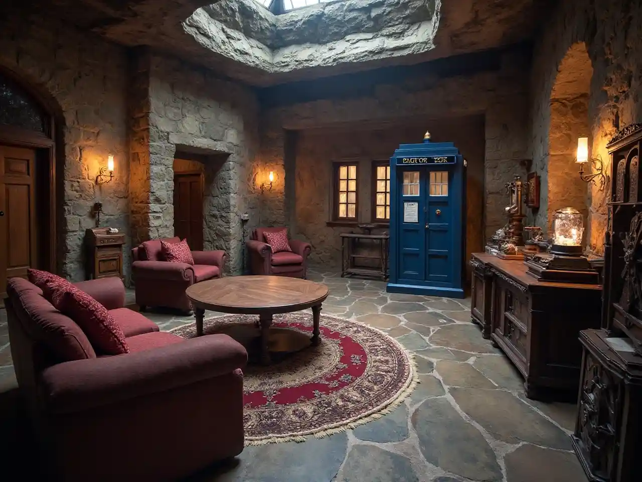 Exploring the Doctor Who TV Studio Set in a Medieval Castle