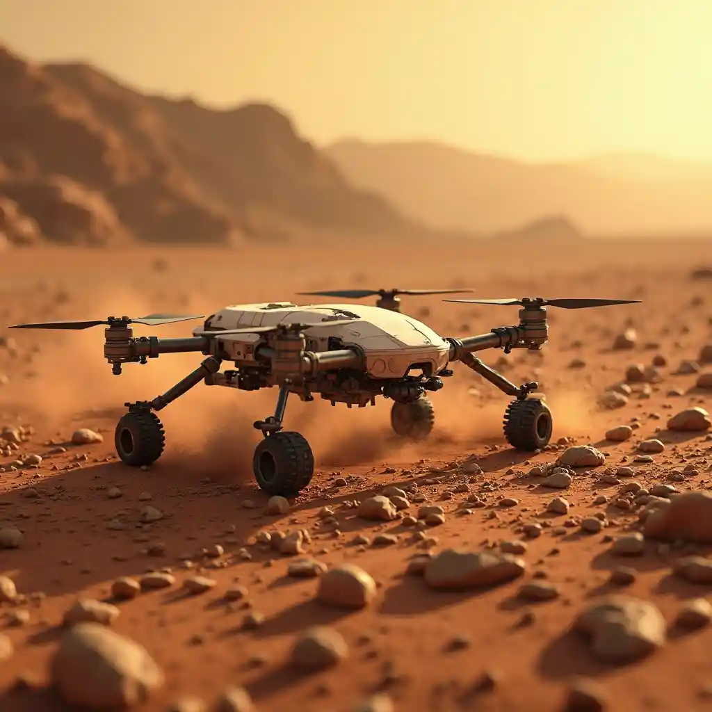 Unraveling the Mysteries of Mars with Drones
