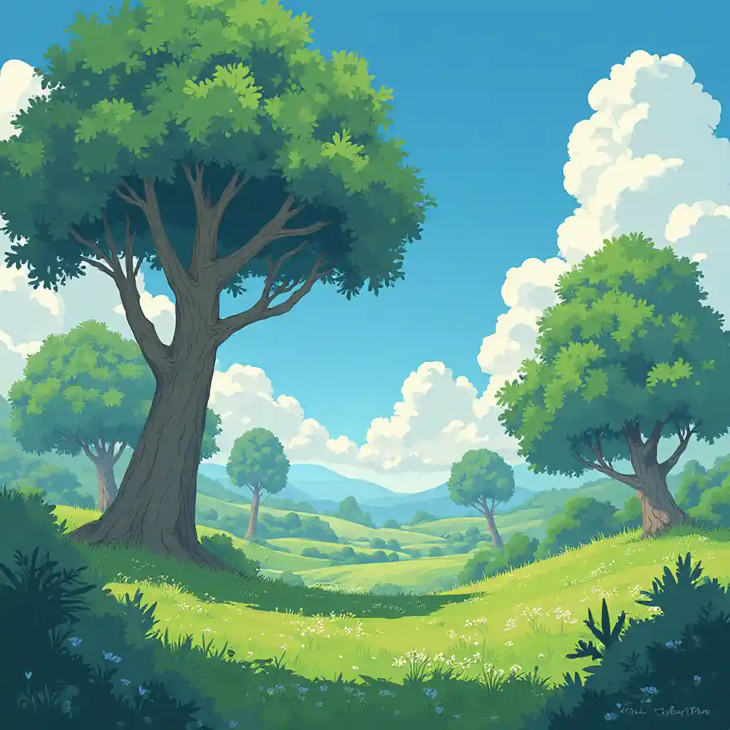 Exploring the Beauty of Studio Ghibli Inspired Trees