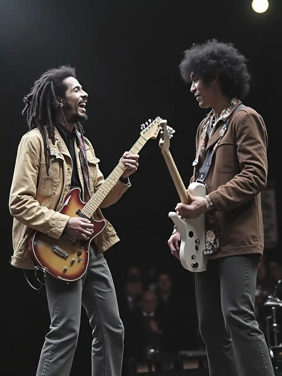 An Unforgettable Live Performance Featuring Bob Marley and Jimi Hendrix