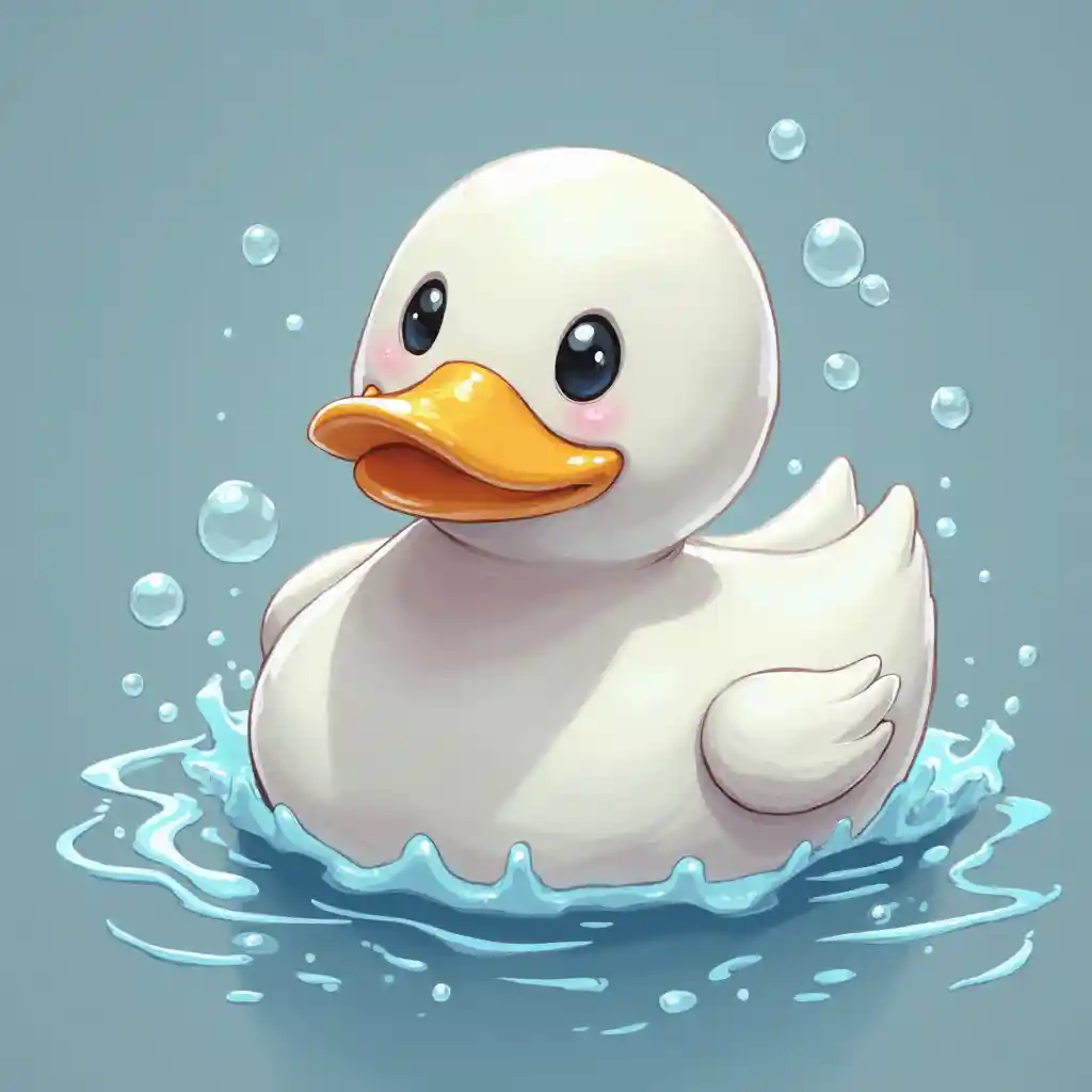 Floating Rubber Duck Inspired by Undertale's Toriel
