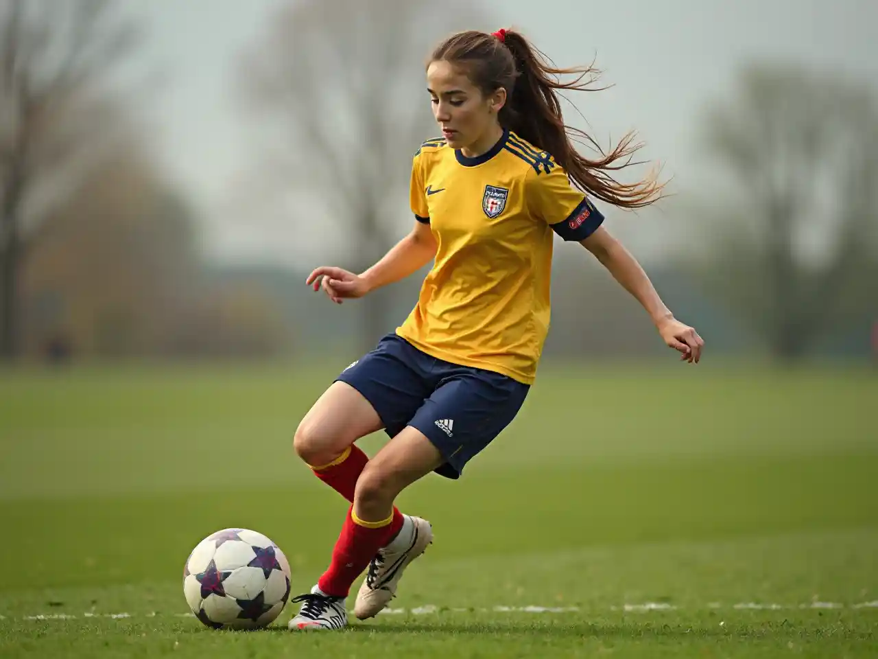 Young Woman Showcases Incredible Skill While Playing Soccer