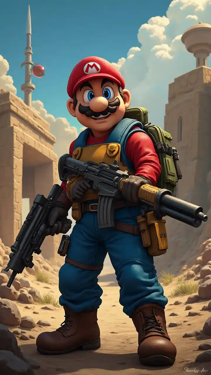 A Unique Blend of Counter Strike and Super Mario Bros