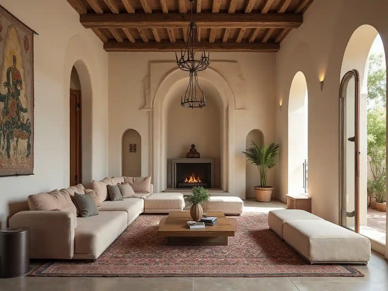 Exploring the Unique Interior Design of a Middle Eastern House