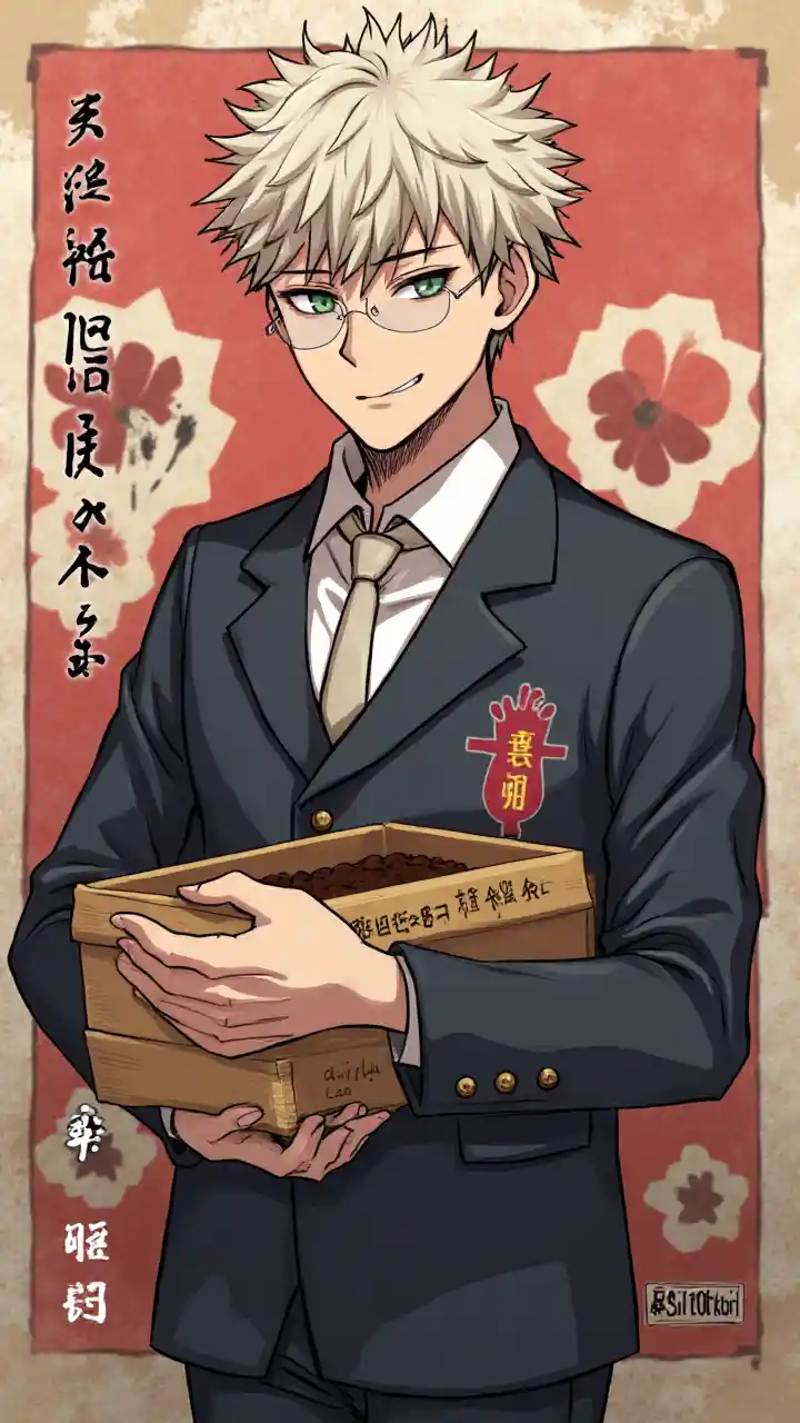 Creative Fan Art Featuring Gojo Satoru with Chicken Box