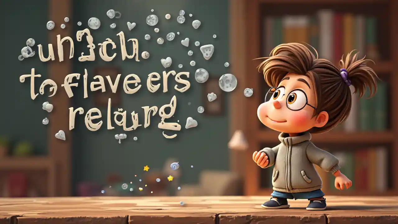A Playful Pixar Character Discussing Random Thoughts