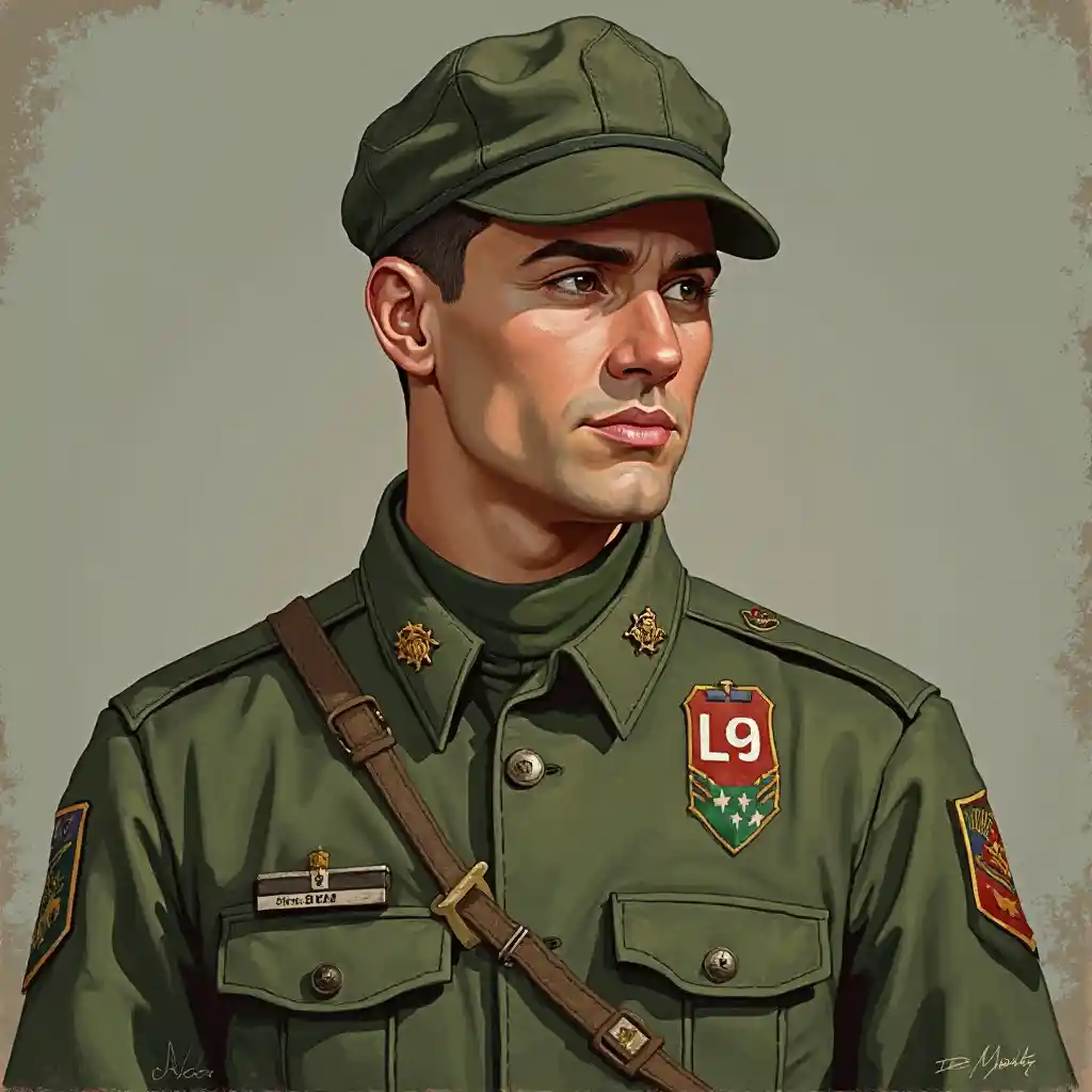 The Artistic Representation of TF2 Soldier in Green Uniform