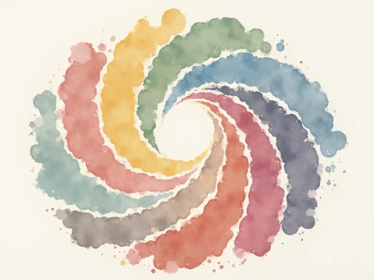 Exploring the Aesthetic Appeal of a Pastel Color Wheel Illustration