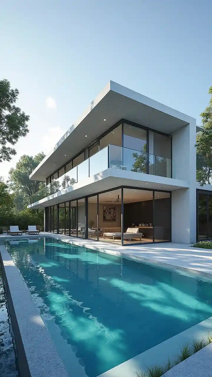 Stunning Ultra-Modern Mansion Design with Infinity Pool
