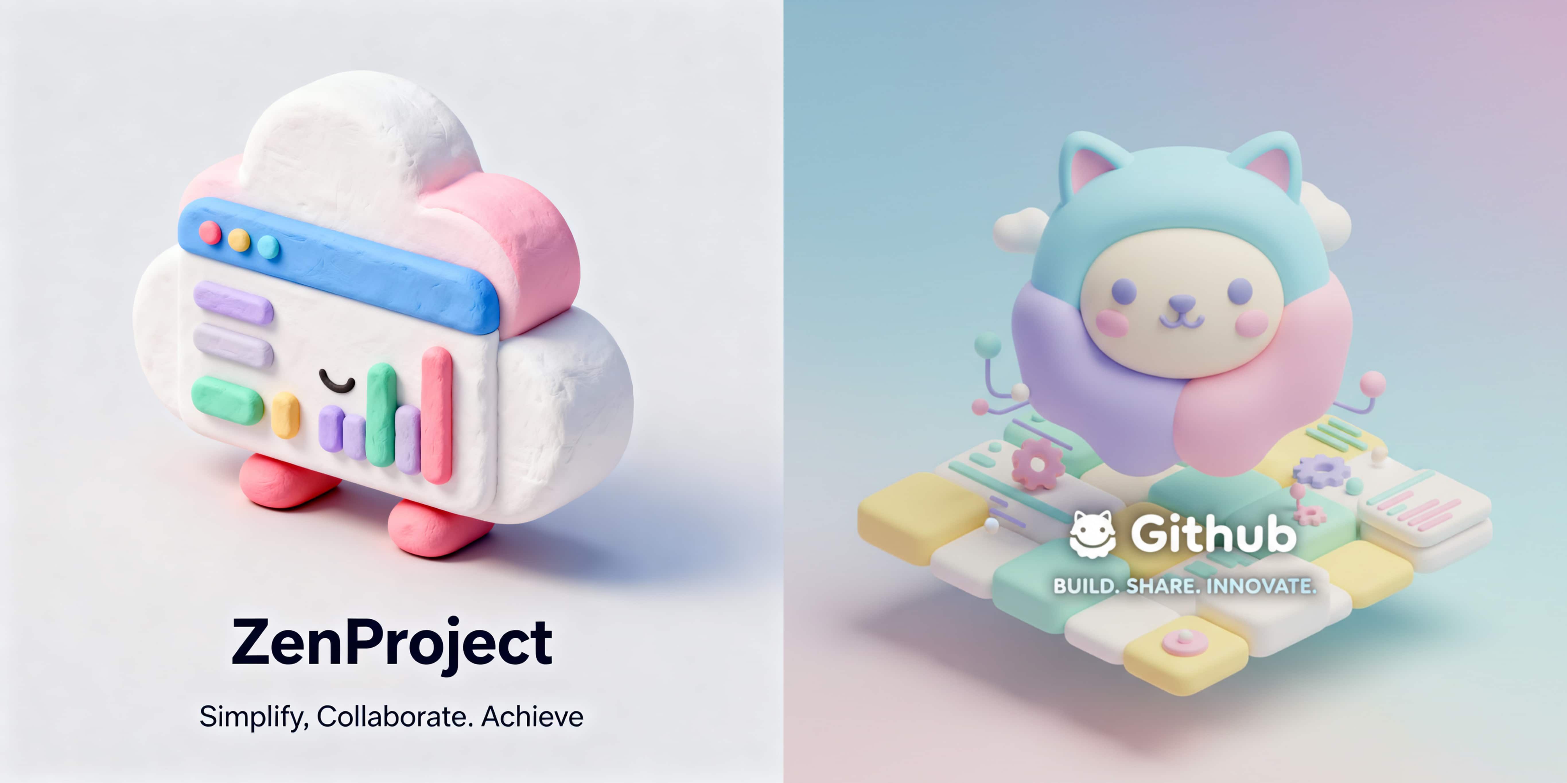 SeeDream Pastel Power: 3D Clay-Style Ads for Brand Storytelling