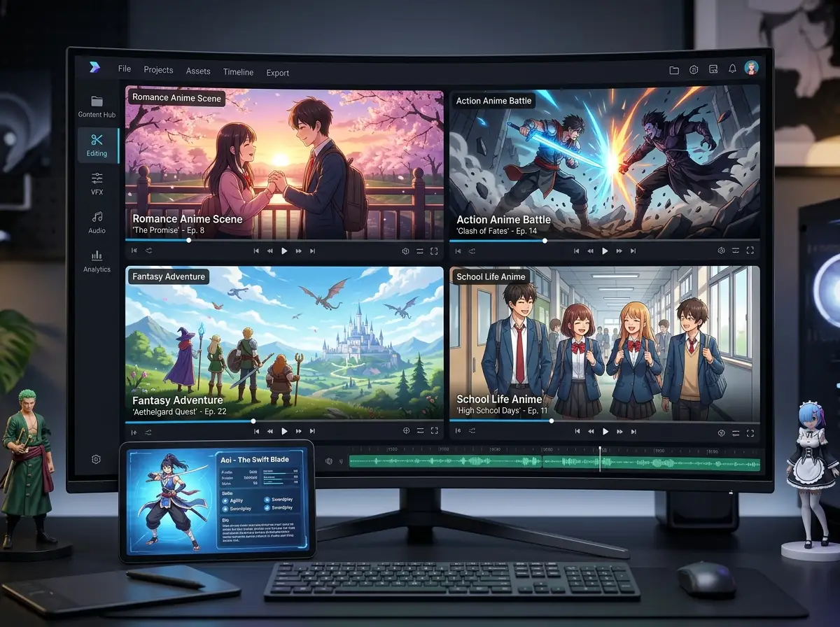 Generator Video Anime - Membuat Video Anime AI Online | Dreamface