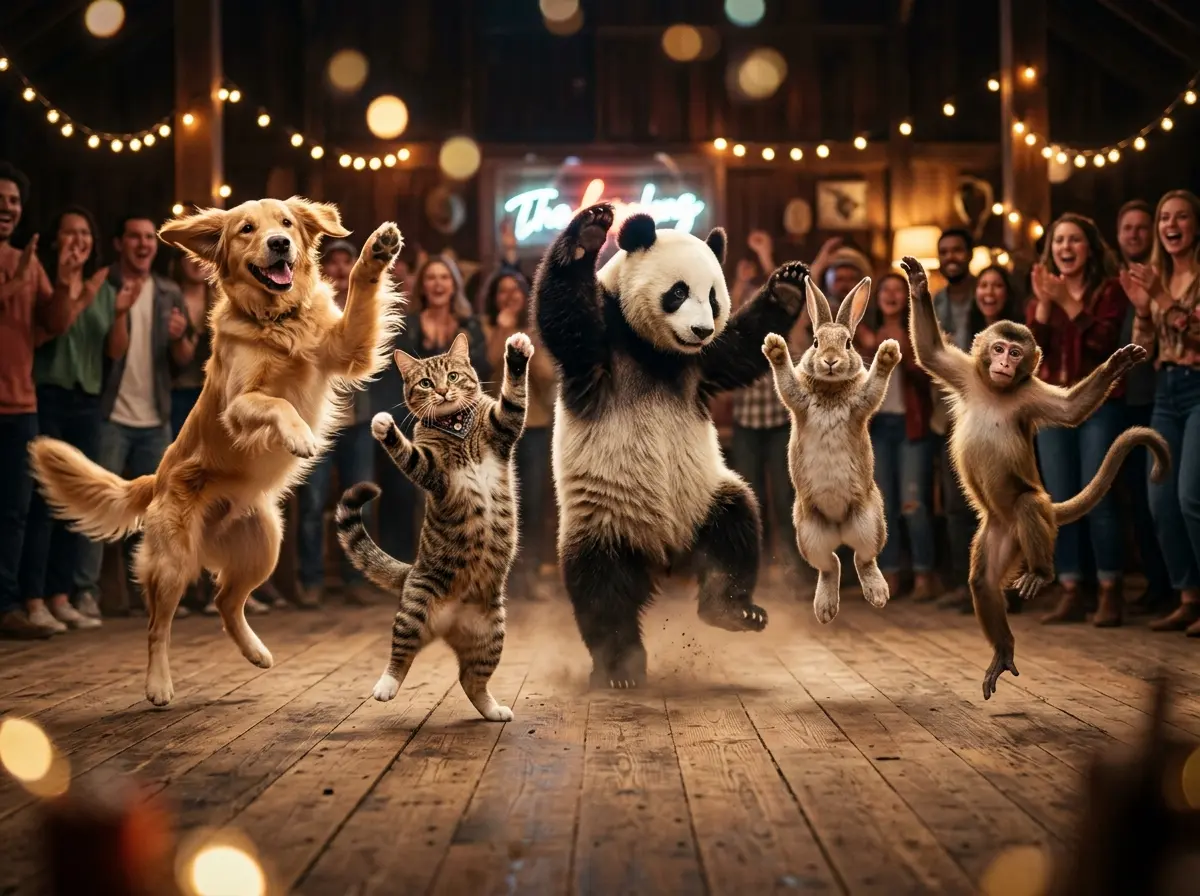 AI Animal Dance Video Generator | DreamFace