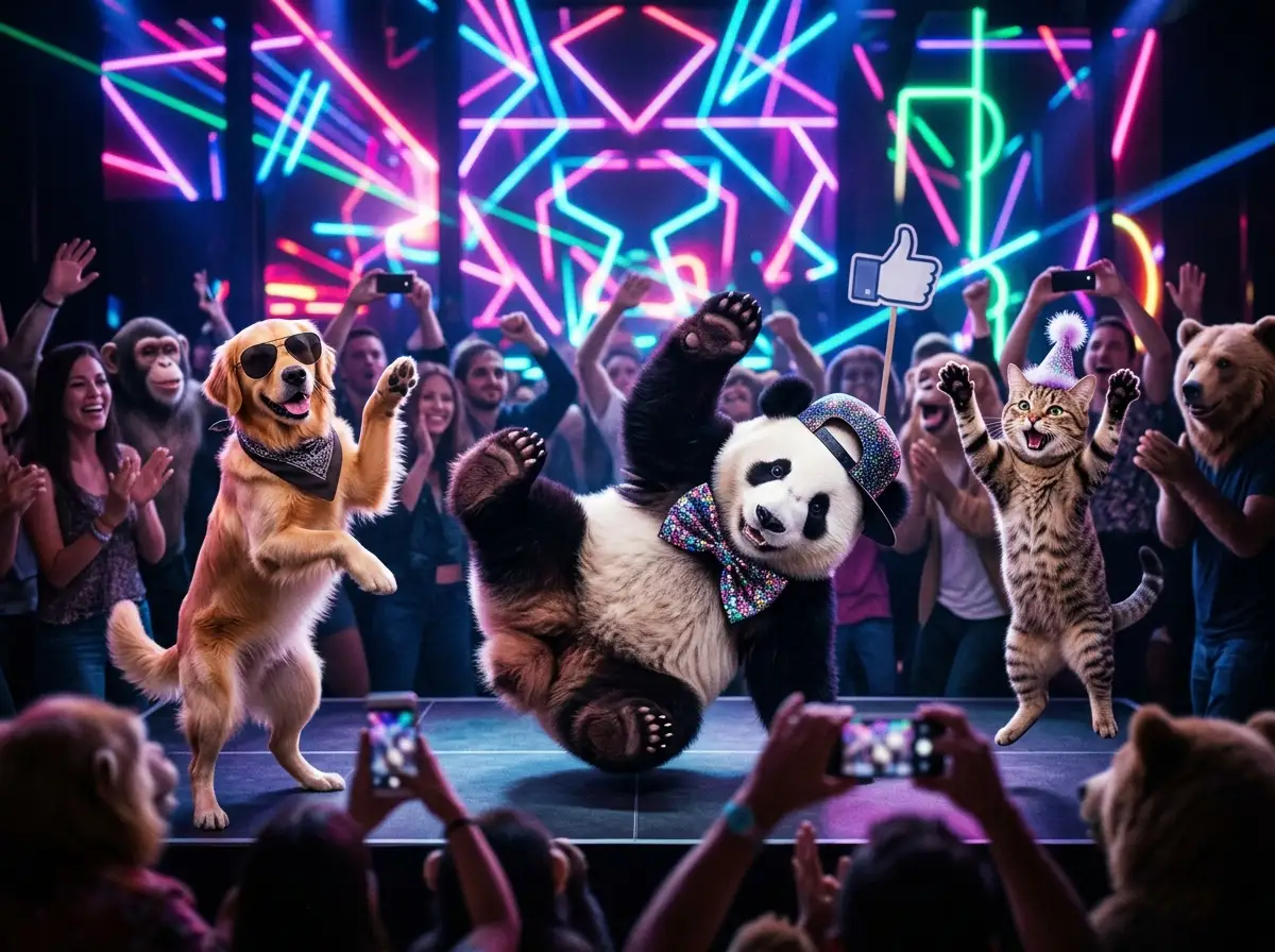 AI Animal Dance Video Generator | DreamFace