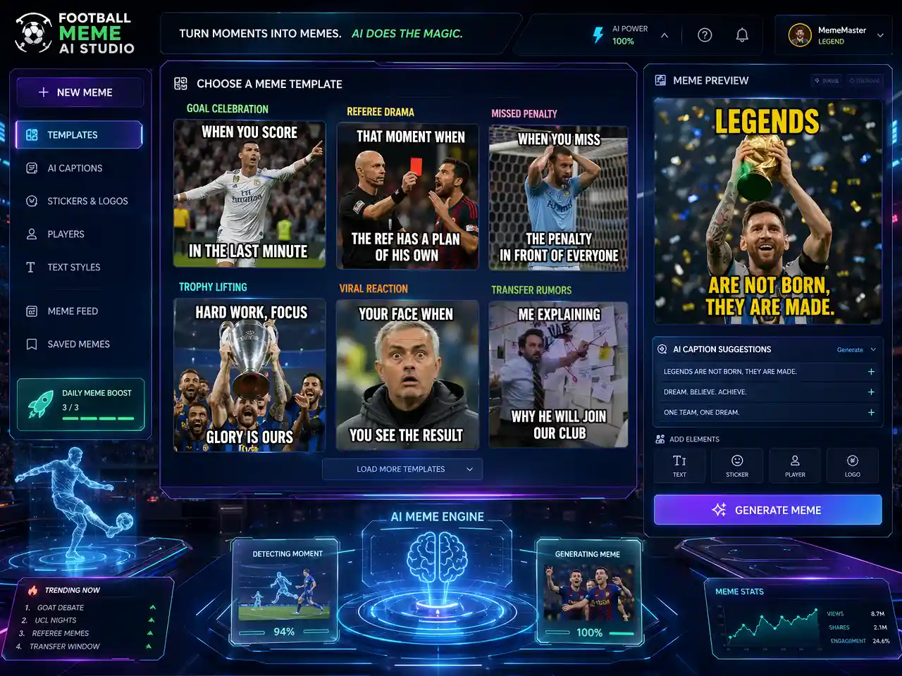 World Cup Meme Generator - Create Viral Football Memes with AI | DreamFace