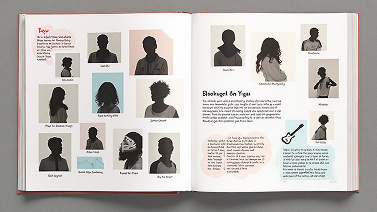 Creative Yearbook Template Inspired by Spotify Design